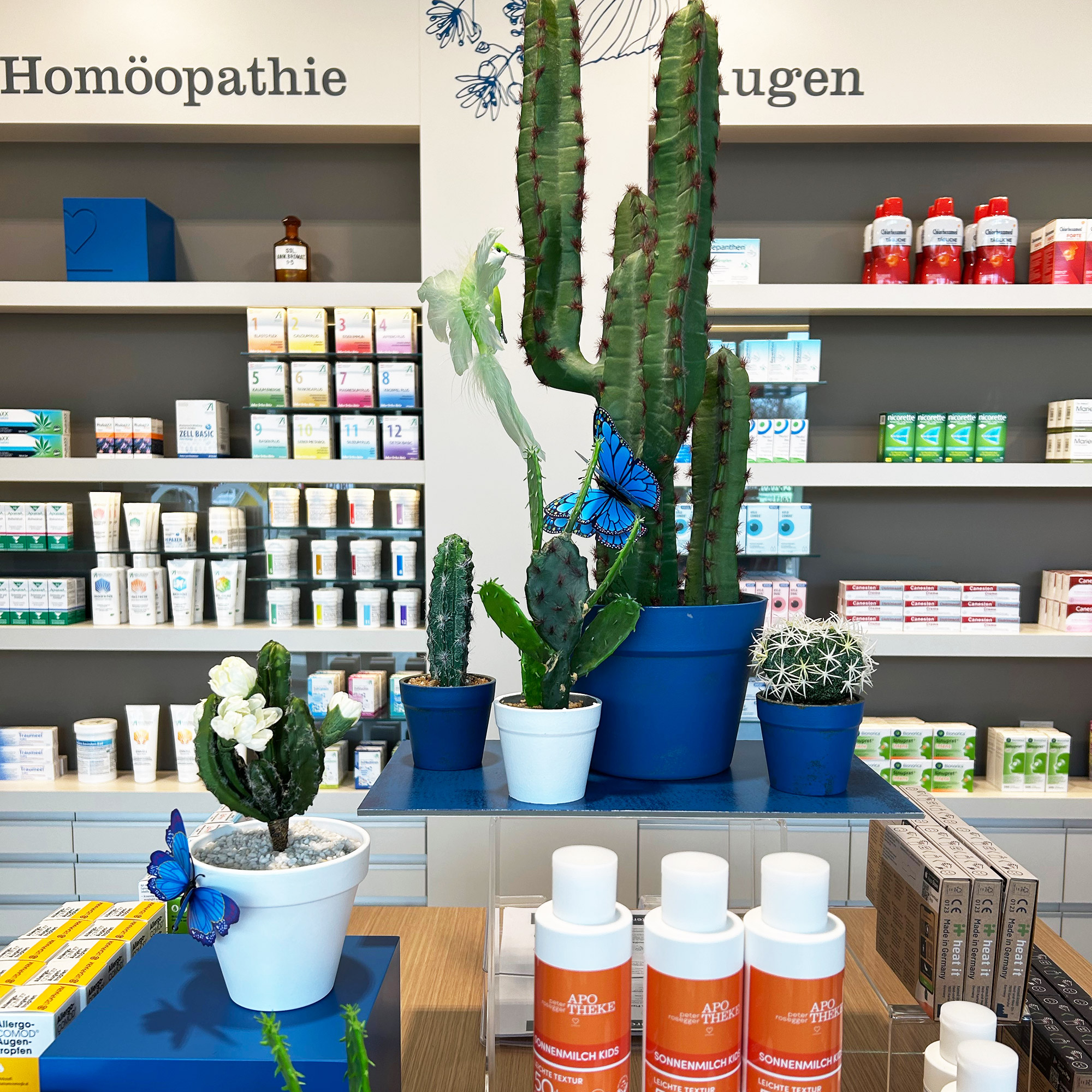 Schaufensterdekoration für Apotheken – professionell & wirksam